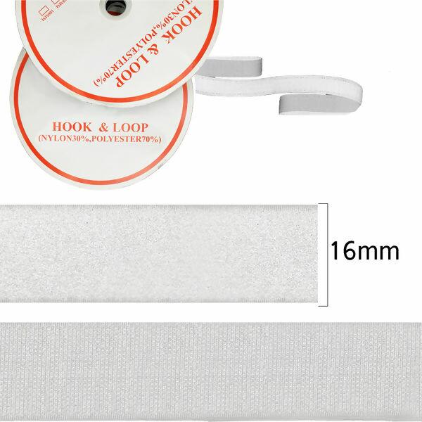 Velcro Fecho light - rolo com 25 metros - Branco