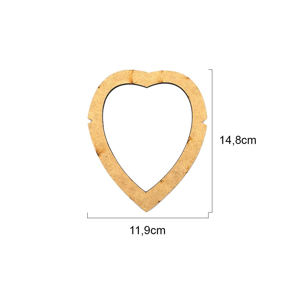 Réguas para Macramé - Coração - 4 unidades - 250